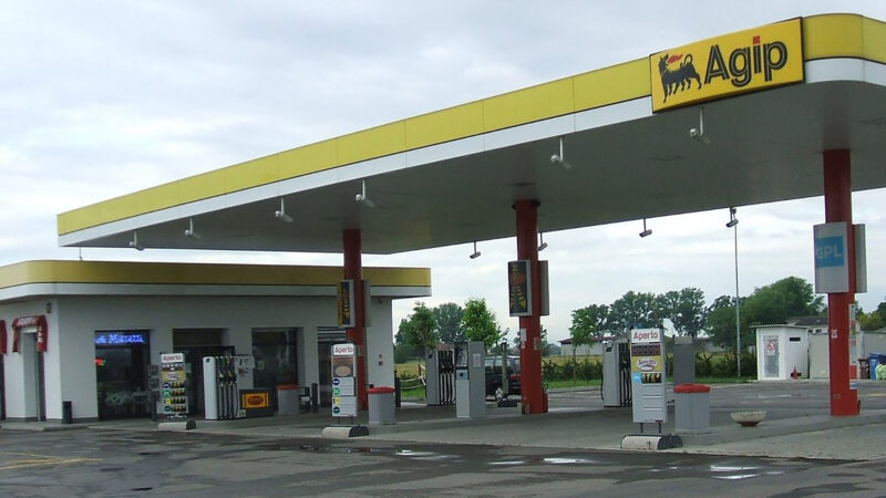 Industrial project AGIP filling stations